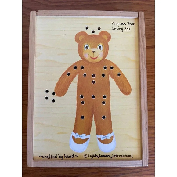 Melissa & Doug | Toys | Melissa Doug Lacing Bear Princess | Poshmark